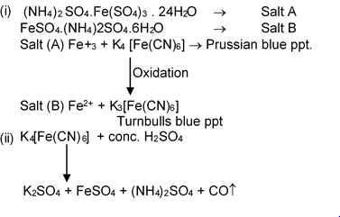 The reagent 'X' on reaction with conc. H2SO4 gives gas.