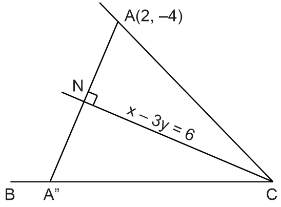 If (x1, y1) and (x2, y2) are the coordinates of the point B and C ...