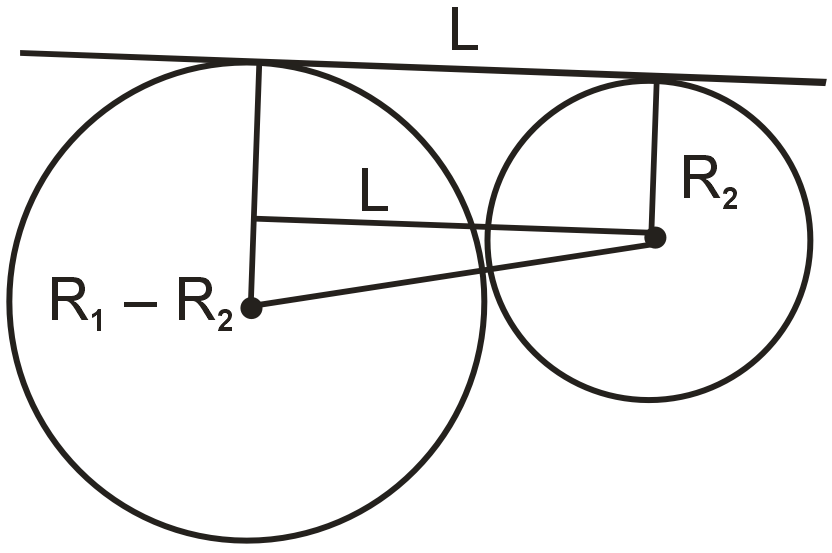 Let S1 and S2 be two circles of unit radius touching each other ...