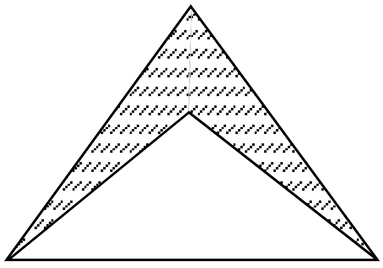 A solid right circular cone has its base cut out in conical shape shown ...