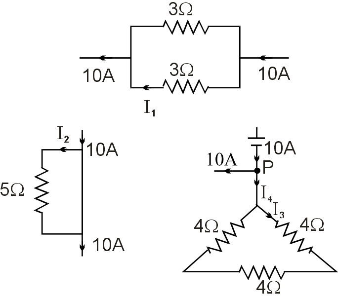 The figure shows the network of resistances connected across the cell ...
