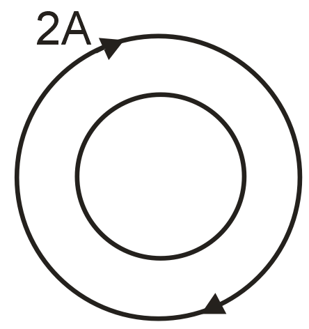 Two unconnected circular loops of wire lie in the same plane with the ...